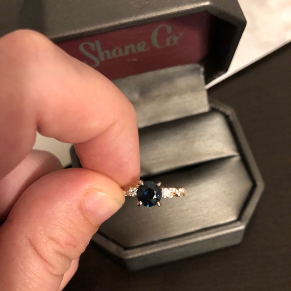 shane co | Jewelry | Custom Shane Co Sapphire Ring | Poshmark
